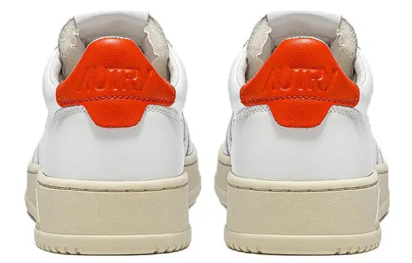 AUTRY Medalist Low Sneakers - White/orange