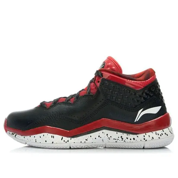 LI-NING Way Of Wade 3 Le "all-star Animal Print" High Top Sneakers - Black/red