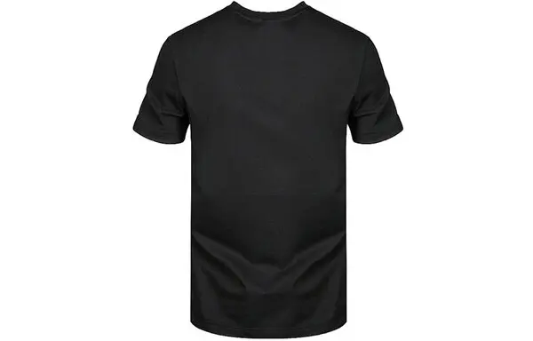 Adidas Originals Oncourt Tee Funny Printing Logo Sports Round Neck Short Sleeve - Black