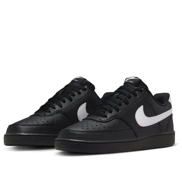 Nike Court Vision Low Top Sneakers - Black/white