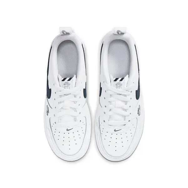 Nike Force 1 Low Top Sneakers - White/grey/black