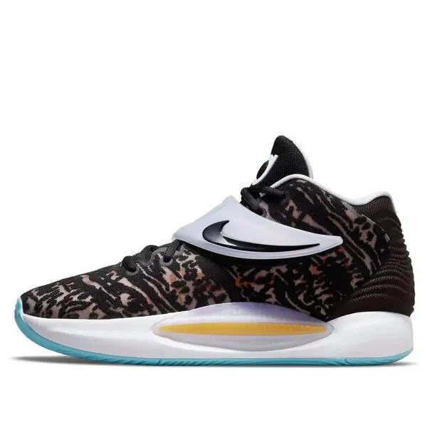 Nike Kd 14 Ep Basketball Sneakers - Black/white/copa
