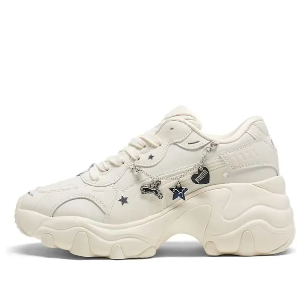 PUMA Pulsar Wedge Chain Sneakers - White
