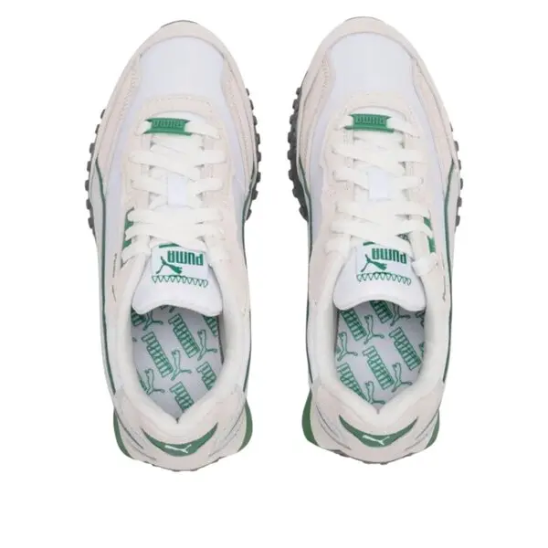 PUMA Blktop Rider Nylon Lt Sneakers - White/beige/green