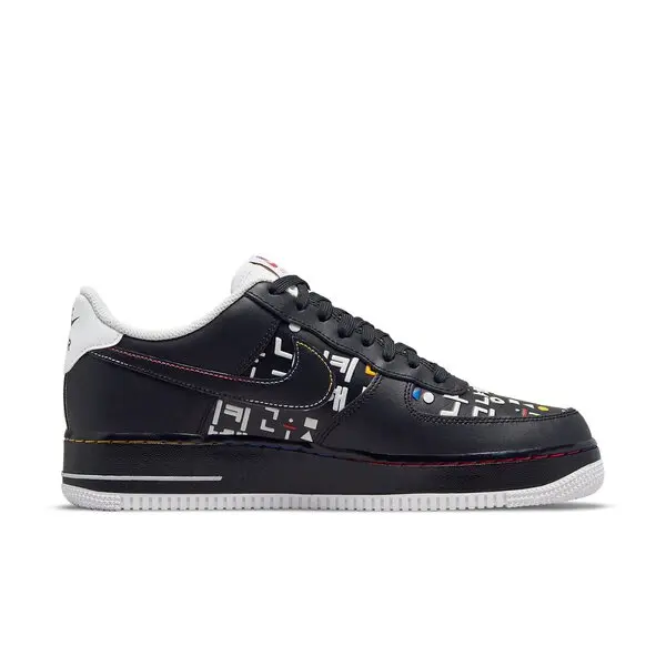 Nike Force 1 Low '07 Lv8 Hangul Day Graphic Sneakers - Black/white