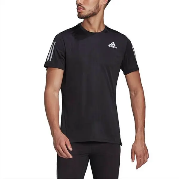 Adidas Solid Color Breathable Round Neck Short Sleeve Pullover T-shirt - Default Color
