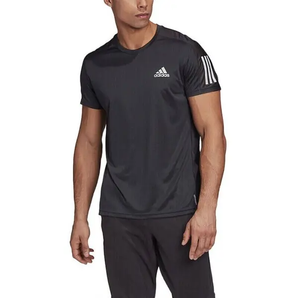 Adidas Solid Color Breathable Round Neck Short Sleeve Pullover T-shirt - Default Color