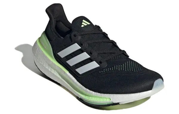 Adidas Ultraboost Light Sneakers - Black/green/white