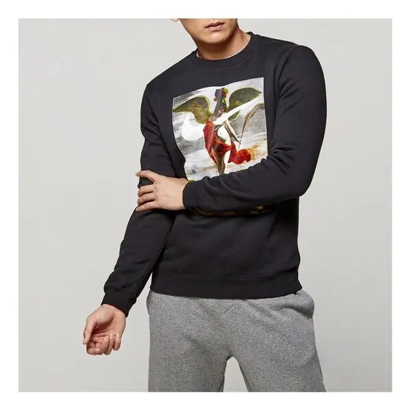 Nike Graphic Crewneck Sweatshirt - Black