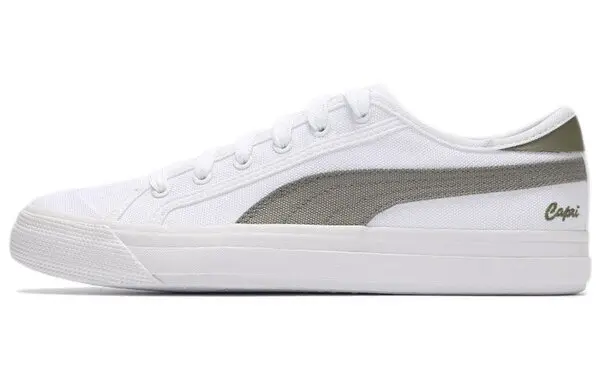 PUMA Capri Low Top Sneakers - White/brown
