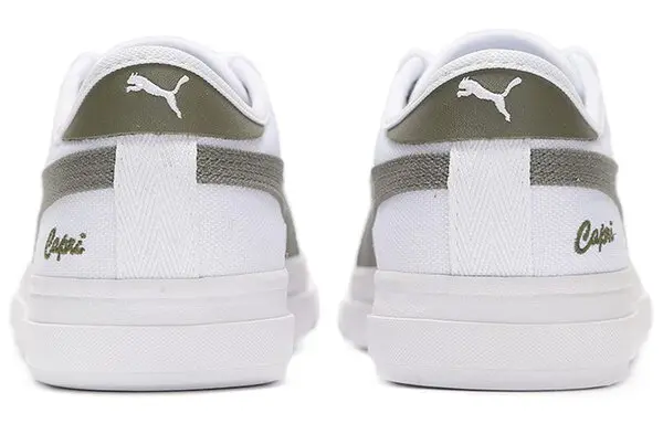 PUMA Capri Low Top Sneakers - White/brown