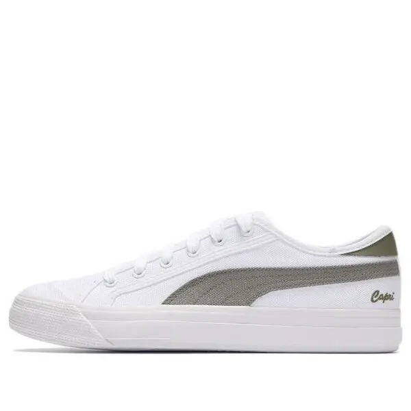 PUMA Capri Low Top Sneakers - White/brown