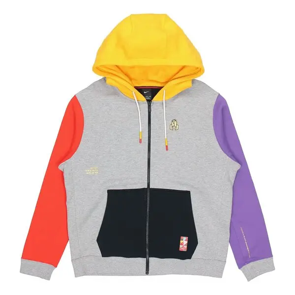 Nike Kyrie Cny Chinese New Year Fleece Lined Basketball Jacket Multi-color - Grey