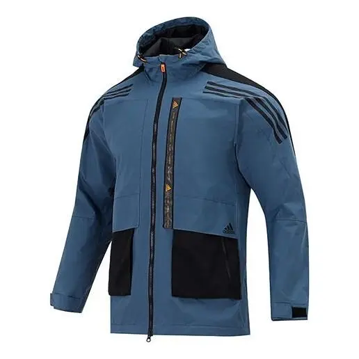 Adidas Hooded Zipper Cardigan Jacket - Default Color