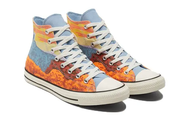 CONVERSE Chuck Taylor All Star High Top Sneakers - Yellow/blue