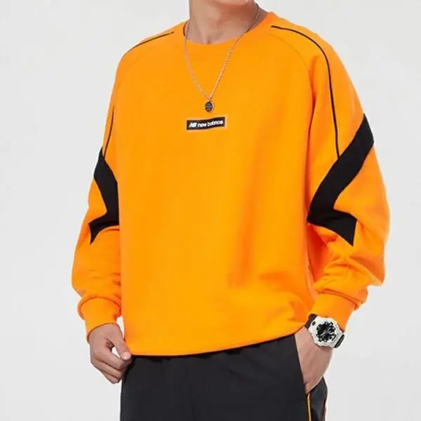 NEW BALANCE Athleisure Pullover Sweatshirt - Yellow