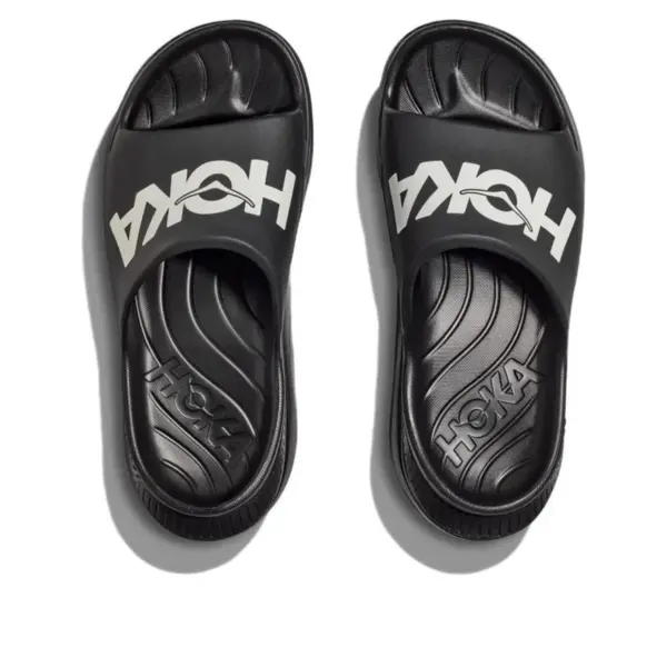 Hoka One One Ora Athletic Slides - Black/white