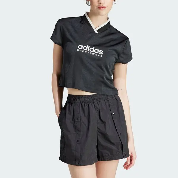 Adidas Tiro Colorblock Crop T-shirt