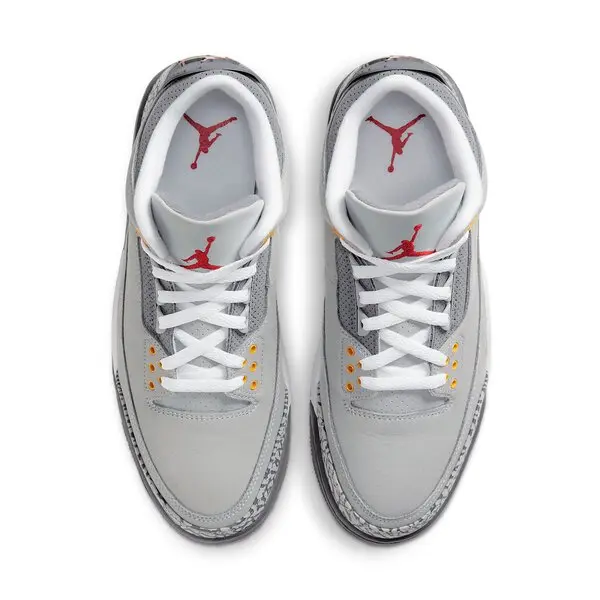 JORDAN Air 3 Retro "cool Grey" 2021 - Silver/light Graphite/orange Peel