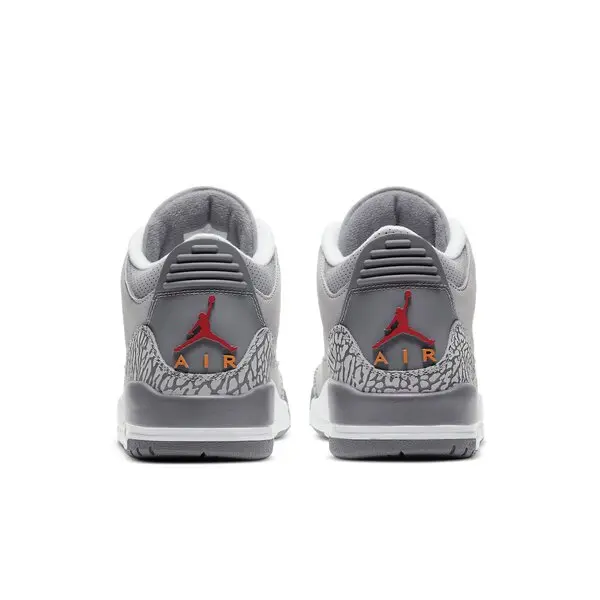 JORDAN Air 3 Retro "cool Grey" 2021 - Silver/light Graphite/orange Peel