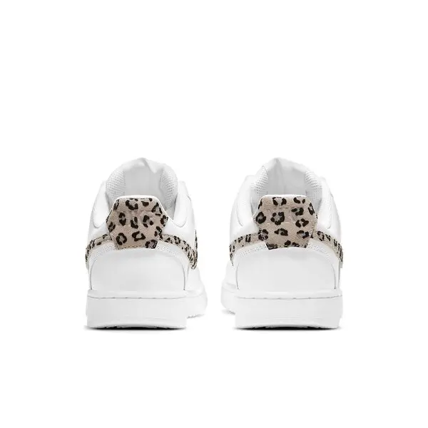 Nike Court Vision Low "leopard Swoosh White" Sneakers - White/leopard