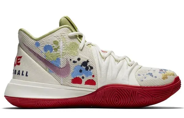 Nike Bandulu X Kyrie 5 Ep Embroidered Splatters - Cream