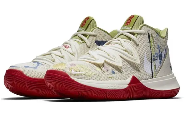 Nike Bandulu X Kyrie 5 Ep Embroidered Splatters - Cream