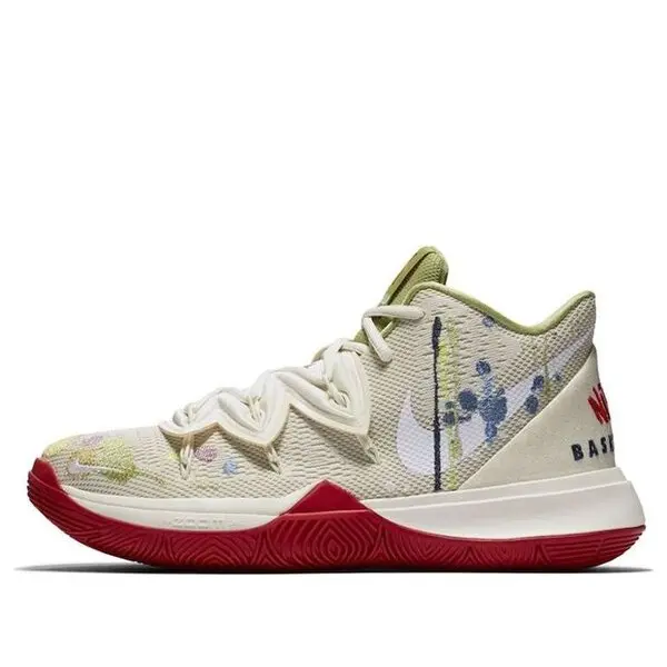 Nike Bandulu X Kyrie 5 Ep Embroidered Splatters - Cream