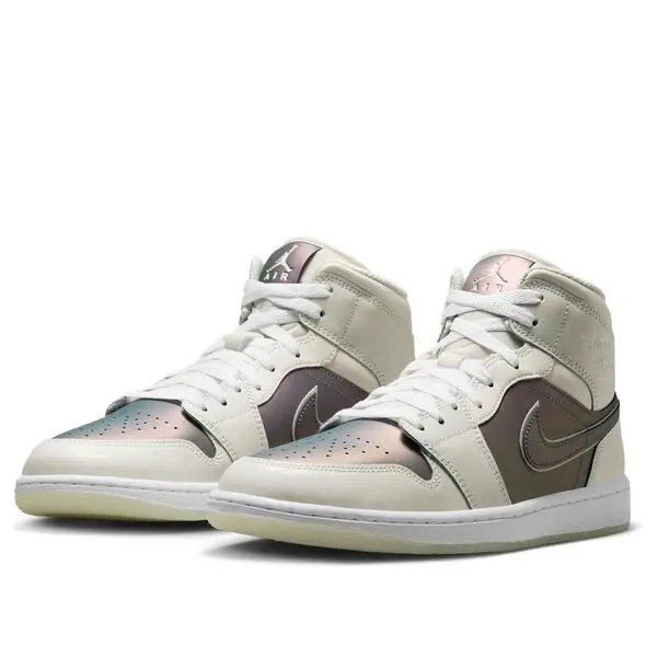 JORDAN 1 Mid Sneakers - Phantom/white