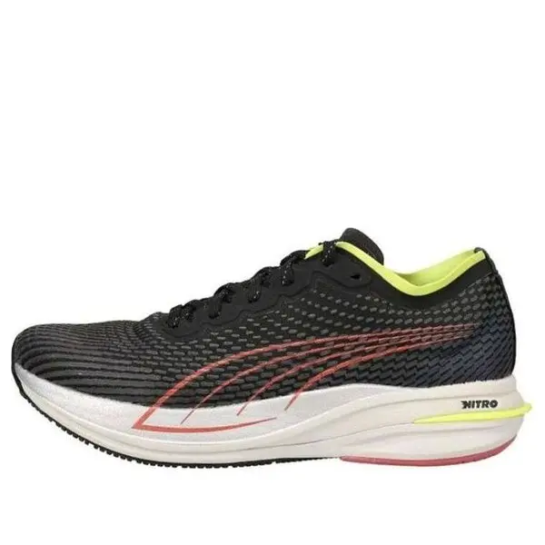 PUMA Deviate Nitro Wtr Athletic Sneakers - Black