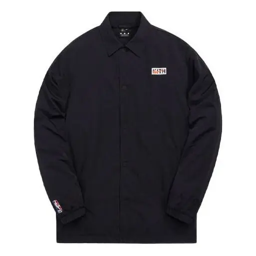Nike Kith X New York Knicks Coaches Jacket - Black