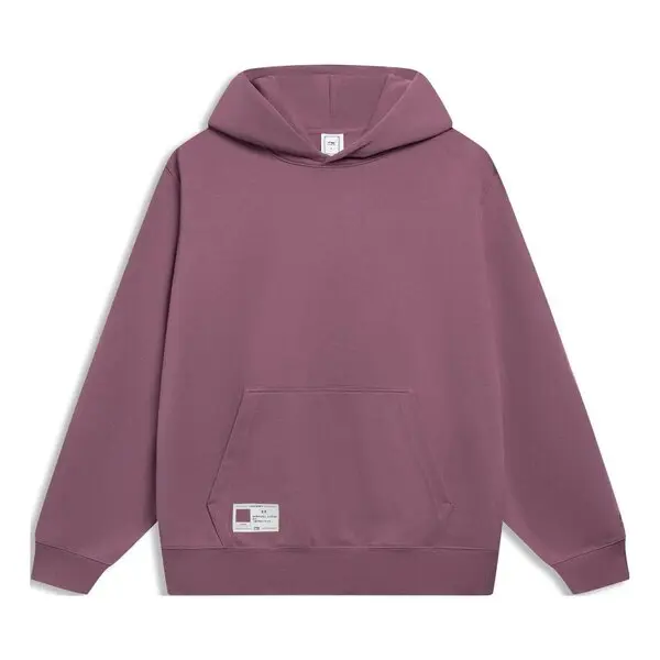 LI-NING Chinese Color Label Logo Hoodie - Pink