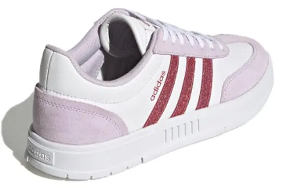 Adidas Gradas Low Top Sneakers - White/purple/red
