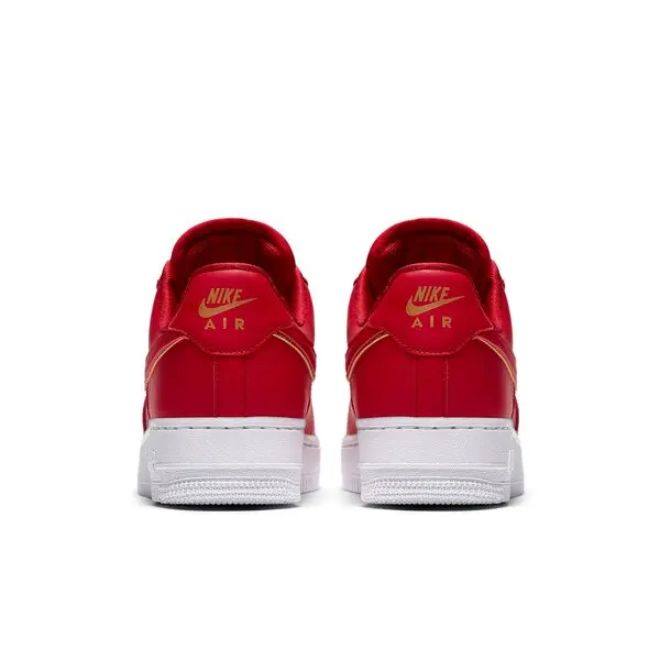 Nike Force 1 Low Athletic Sneakers - Red
