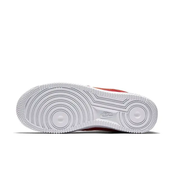 Nike Force 1 Low Athletic Sneakers - Red