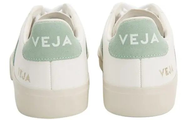 VEJA Campo Lace-up Sneakers - White/matcha
