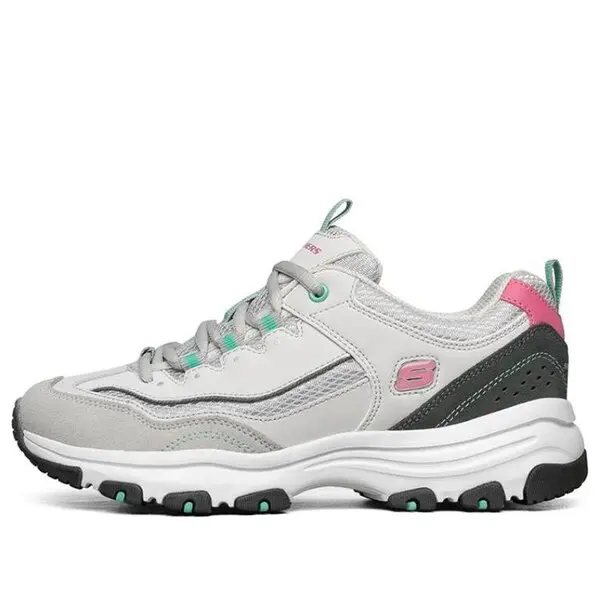 Sketchers I-conik Grey/white/black Low Top Sneakers - Graywhiteblack