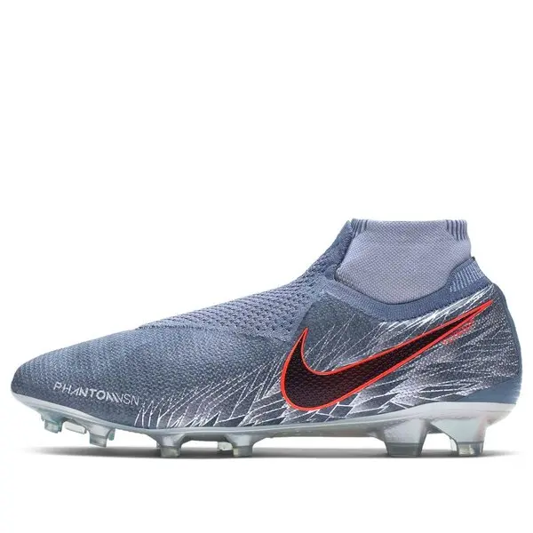 Nike Phantom Vision Elite Dynamic Fit Fg Football Boots - Blue/grey/silver