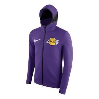 Nike Therma Flex Showtime Nba Lakers Hooded Jacket - Purple