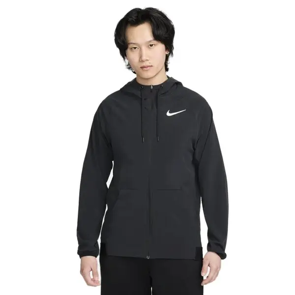 Nike Solid Color Small Long Sleeves Hooded Jacket Black