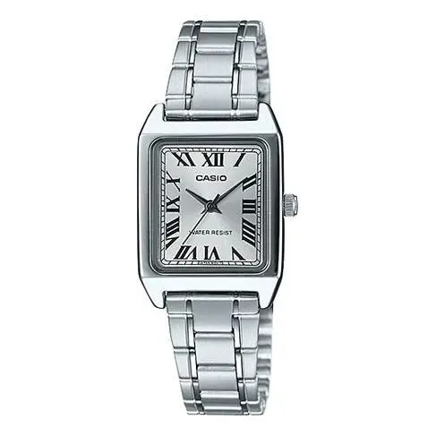 Casio Ladies Dress Quartz Analog Stainless Steel Watch - Silver