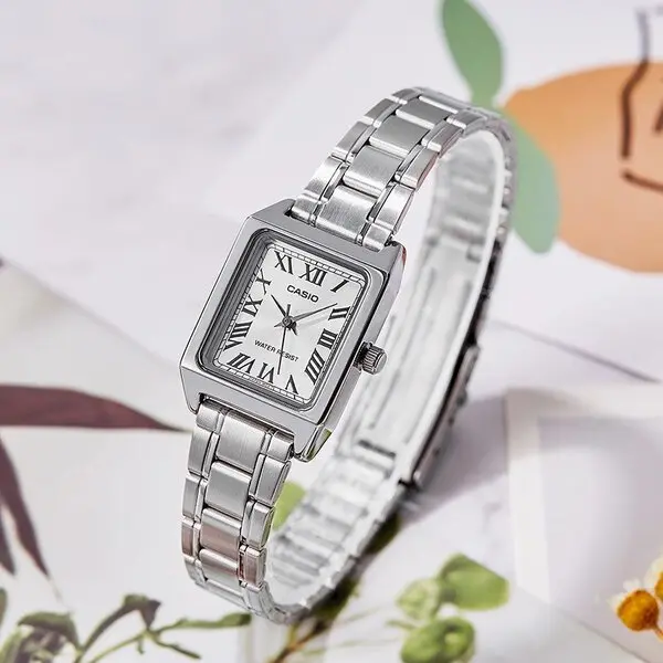 Casio Ladies Dress Quartz Analog Stainless Steel Watch