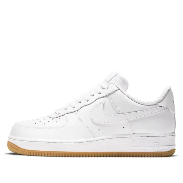 Nike Force 1 '07 Low Top Sneakers - White/brown