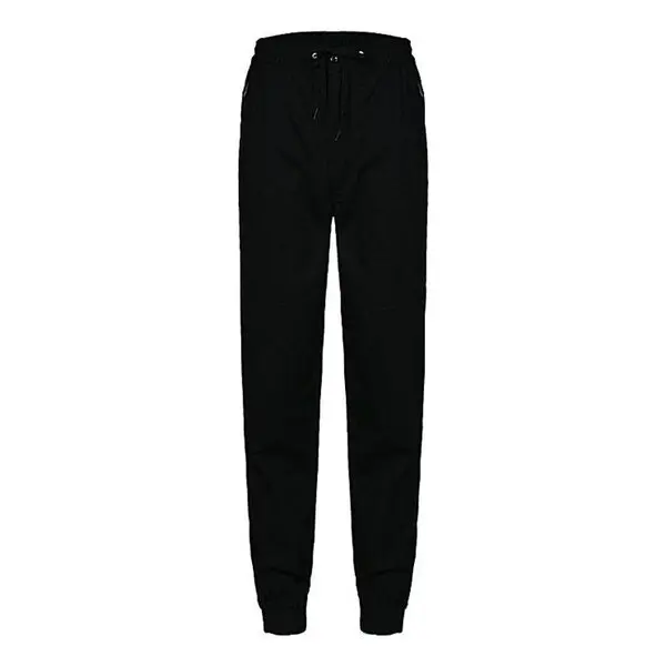 CONVERSE Solid Color Jogger Pants - Black