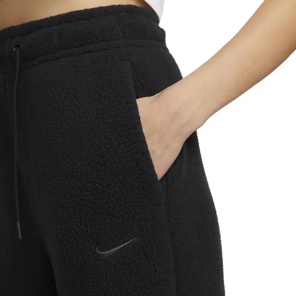 Nike Plush Wide Leg Pants - Black
