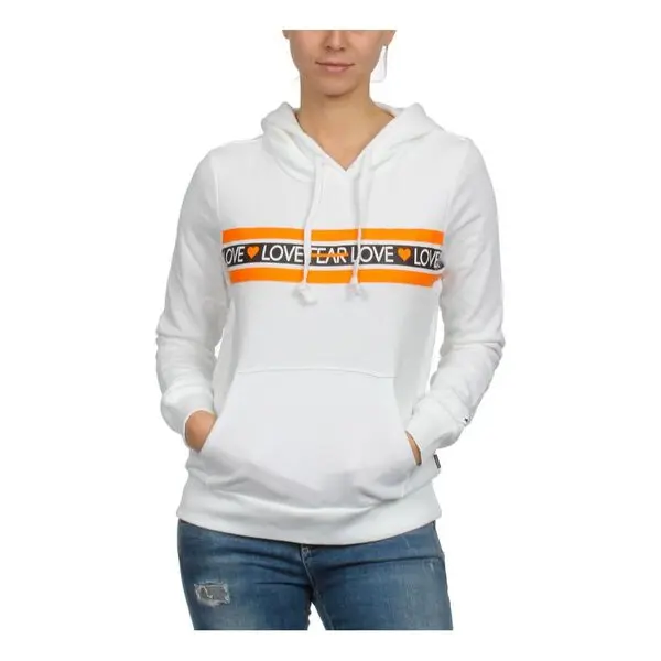 CONVERSE Casual Sports Hoodie - White