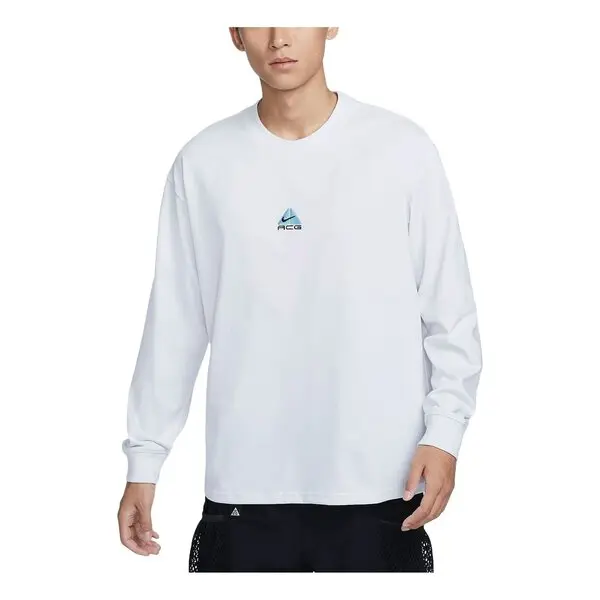 Nike Lungs Long Sleeve T-shirt Asia Sizing 'summit White - Summit White/black