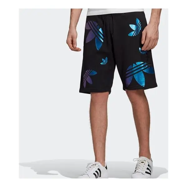Adidas Originals Graphic Print Shorts - Black