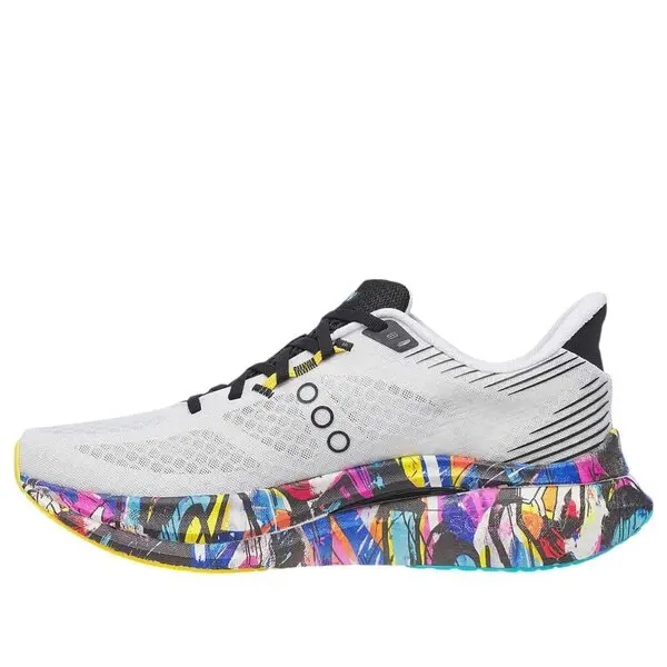 Saucony Endorphin Speed Athletic Sneakers - White/black/multicolor