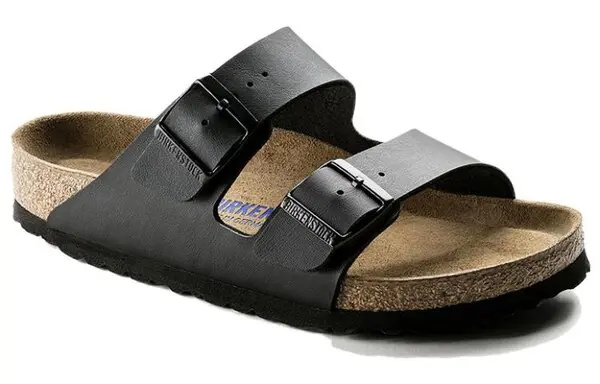 BIRKENSTOCK Arizona Soft Footbed Sandals - Black